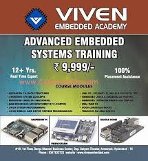 Viven Embedded Academy, Hyderabad: Advanced Embedded Systems, Microcontroller Based Embedded ...